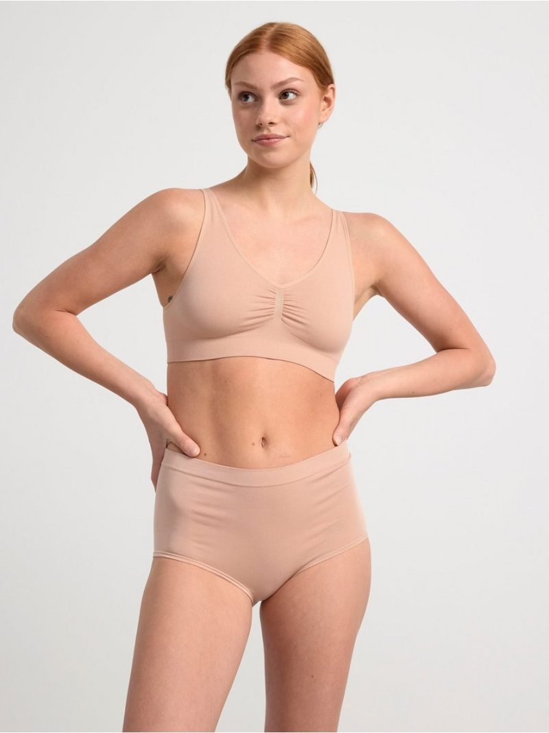 Gaćice – Seamless briefs with high waist