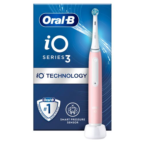 Oral-B iO3 Pink električna četkica za zube, Roze