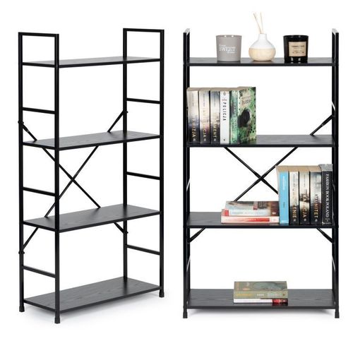 Polica za knjige LOFT 4 black