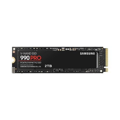 Samsung MZ-V9P2T0BW M.2 NVMe 2TB, 2280, PCIe Gen 4x4, 990 PRO, Read up to 7450 MB/s, Write up to 6900 MB/s (single sided)