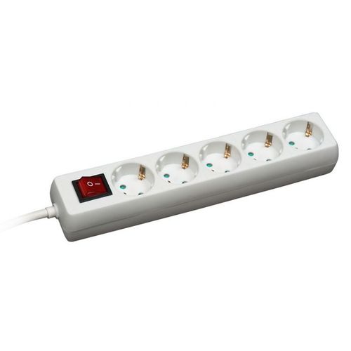 Produžni kabl 5 utičnica 16A 250V 3500W sklopka 1,4m H05VV-F 3G1