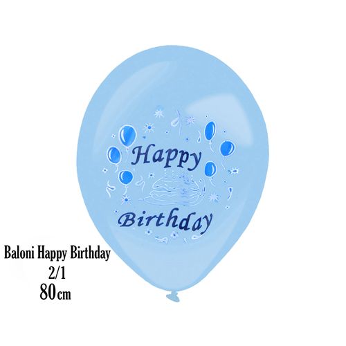 Baloni Happy Birthday 80cm 2/1 383750