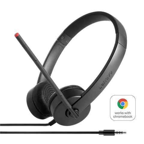 Slušalice Lenovo Essential Stereo Analog Headset 4XD0K25030, 20Hz-20KHz, mikrofon, 3,5mmID EK000595355