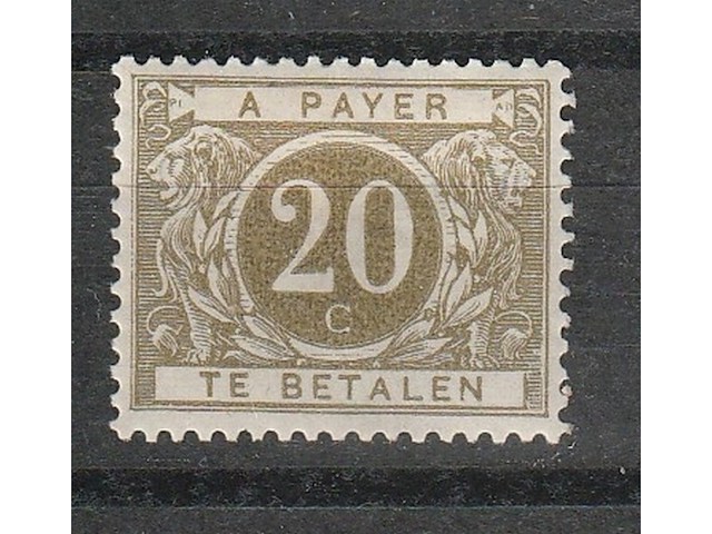 Belgium, Belgija - A payer te betalen - 1919 MH