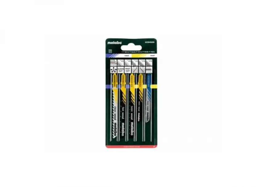 Metabo Set 5 kom ubodnih listova metal/drvo/plastika