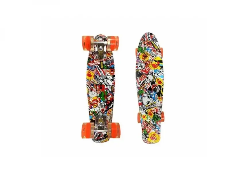 BBO SKEJTBORD (A009) - MULTICOLOR (A009WMULTI)