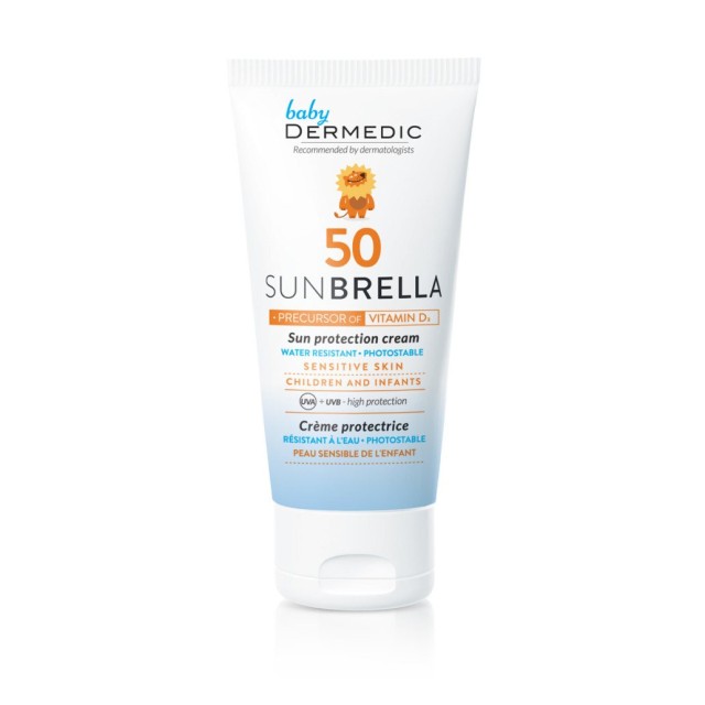 DERMEDIC SUNBRELLA BABY ZAŠTITNA KREMA ZA LICE ZA DECU SPF 50 50 ML