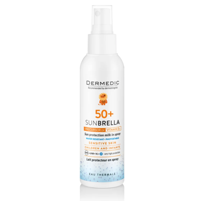 DERMEDIC SUNBRELLA BABY ZAŠTITNO MLEKO U SPREJU ZA DECU SPF 50 150 ML