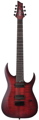 Schecter Sunset 7 Extreme Scarlet Burst 2573