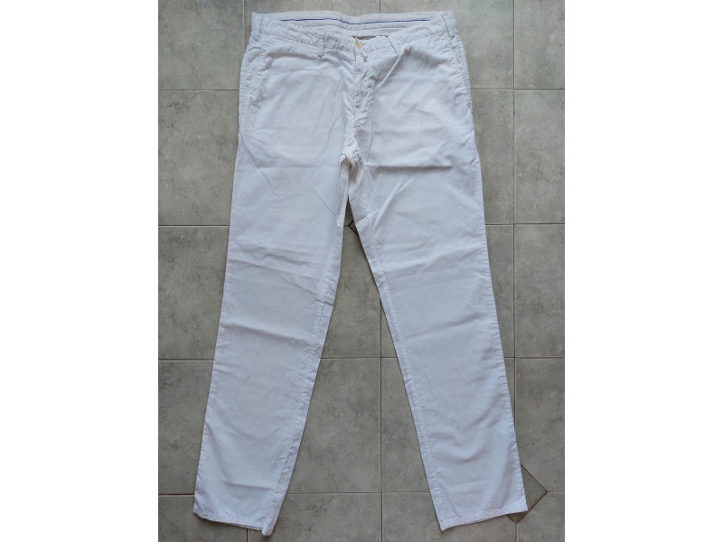 massimo dutti bele svečane pantalone L 46/36