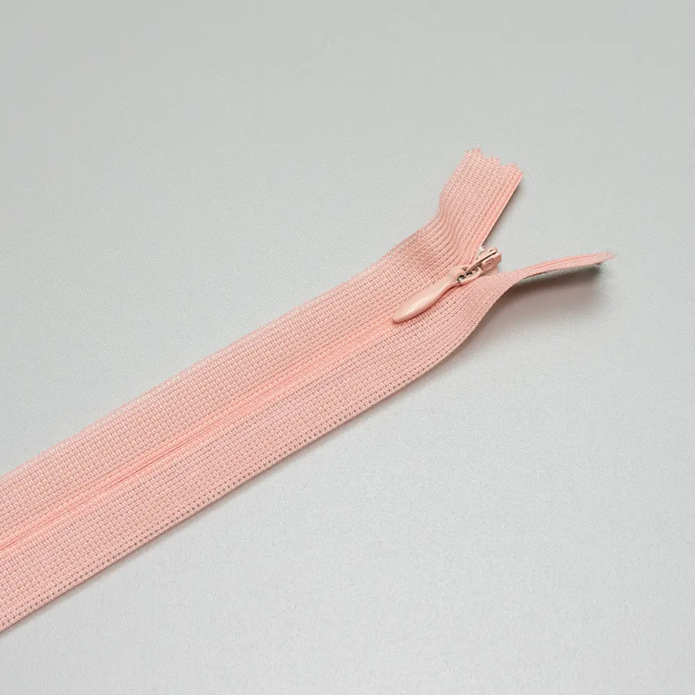 ARTFABRIC STORE Skriveni rajsferšlus, Tip 3, 60 cm, Roze