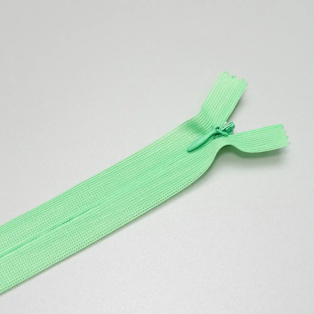 ARTFABRIC STORE Skriveni rajsferšlus, Tip 3, 60 cm, Zeleni