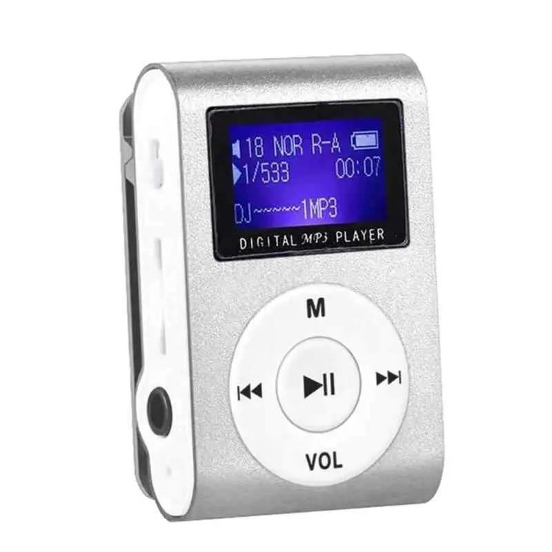 MP3 player LWD nano LCD 8GB srebrni