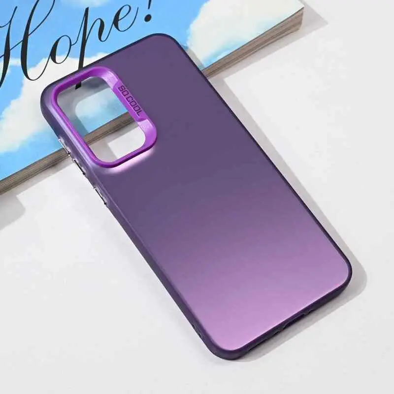 Maska Clear za Samsung A566B Galaxy A56 ljubicasta