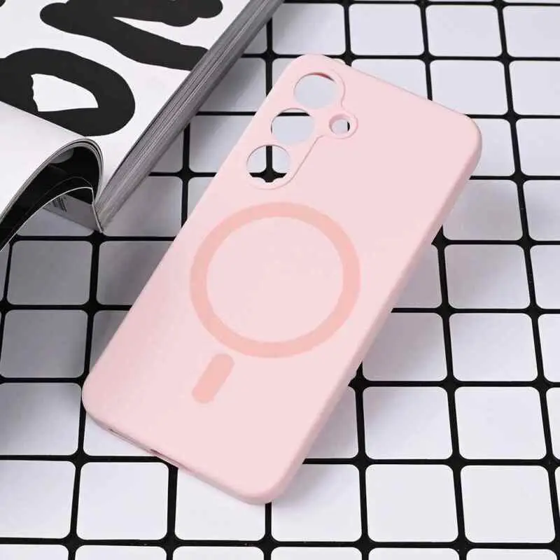 Maska Magsafe Pure color za Samsung S931B Galaxy S25 roze