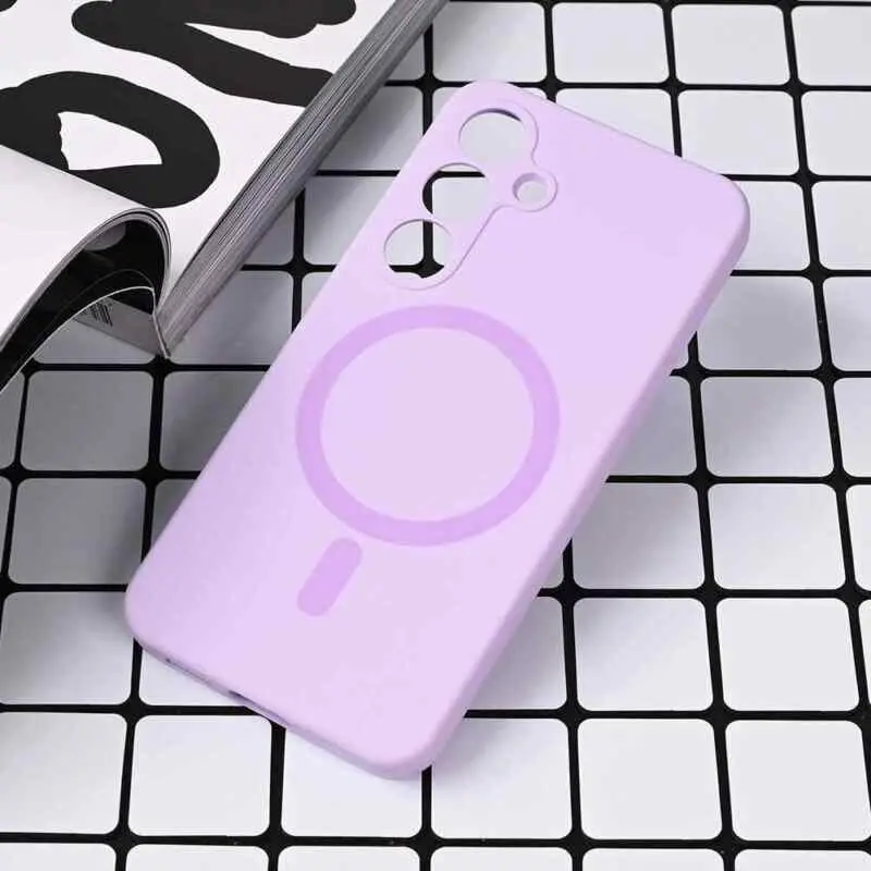 Maska Magsafe Pure color za Samsung S931B Galaxy S25 lila