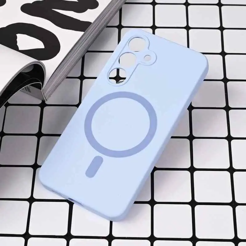 Maska Magsafe Pure color za Samsung S921B Galaxy S24 svetlo plava