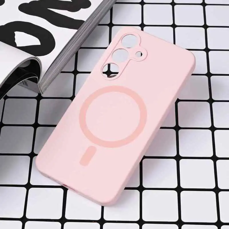 Maska Magsafe Pure color za Samsung S921B Galaxy S24 roze