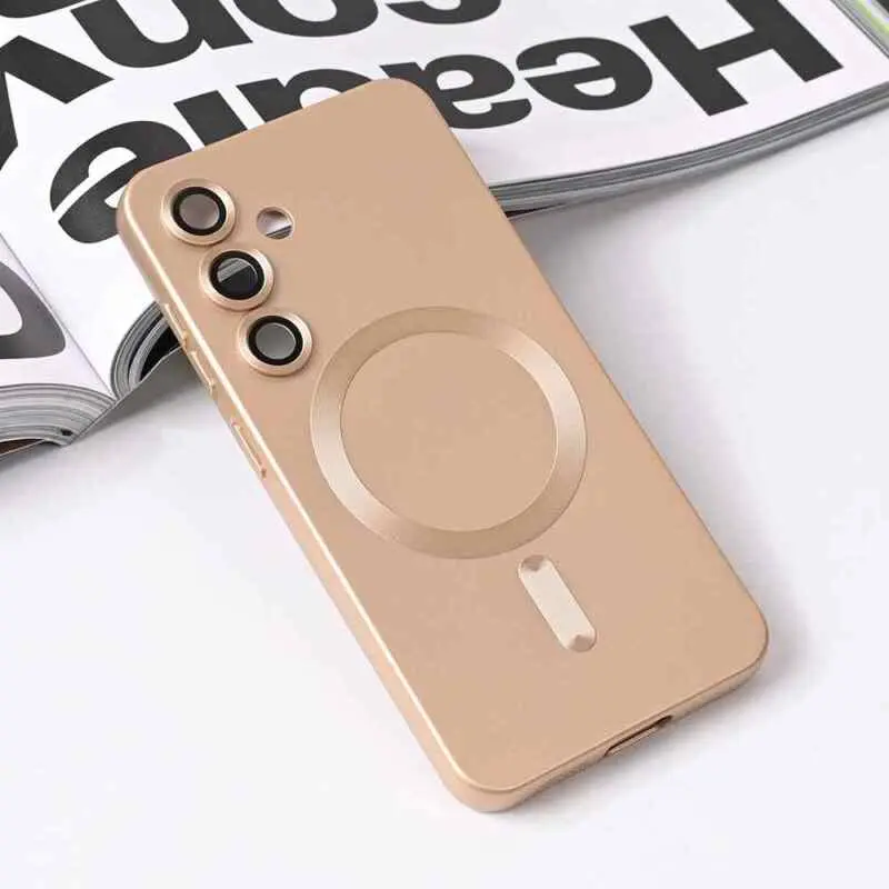 Maska Magsafe Chrome za Samsung S931B Galaxy S25 zlatna