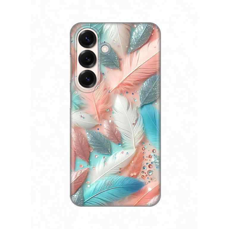 Maska silikon Print za Samsung S931B Galaxy S25 Pastel Feathers