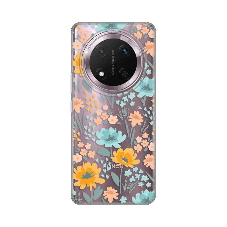 Maska silikon Print za Honor Magic 7 Lite Lovely Flowers