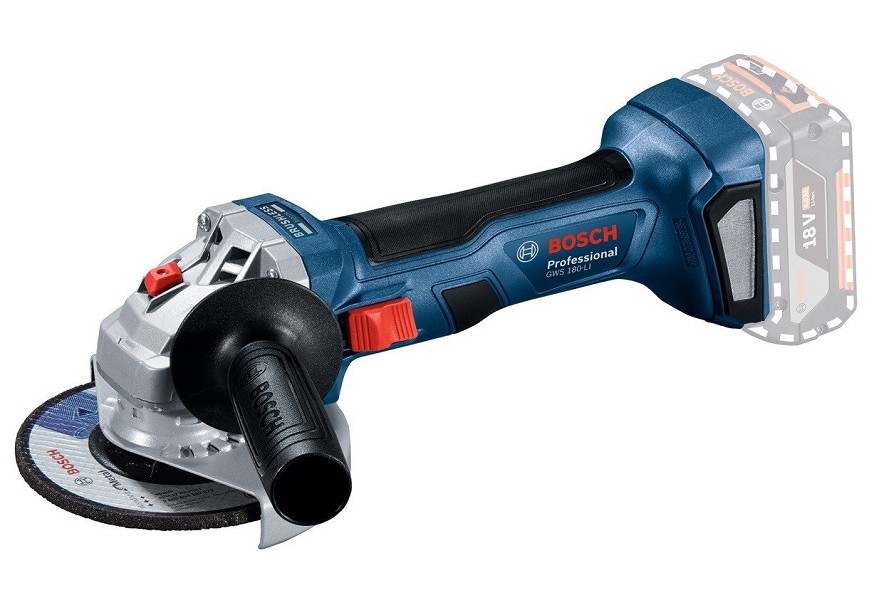 Bosch GWS 180-Li 125mm Aku ugaona brusilica, solo