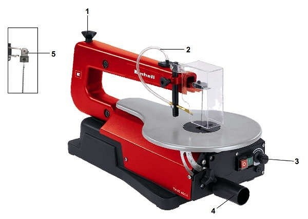 Einhell TC-SS 405E Modelarska testera