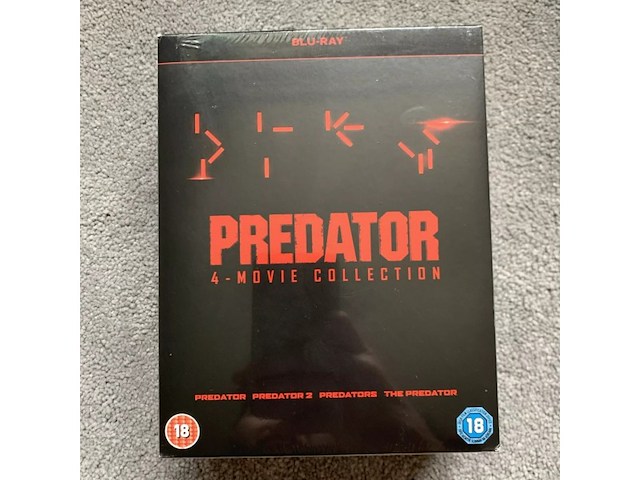 Predator - 4 - Movie Collection, 4 x Blu-Ray Box Set