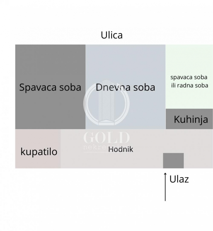 Prodaja stana-Centar, Renoviran, Mogućnost da bude trosoban! ID#8040