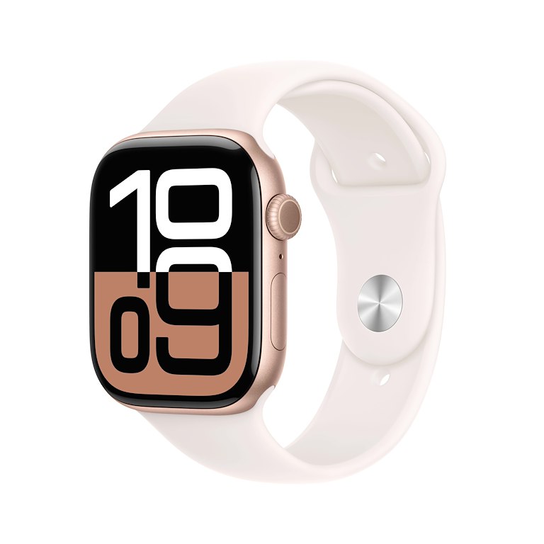 Apple Watch S10 GPS (MWWU3QV/A) 46mm M/L Rose Gold with Light Blush Sport Band pametni sat