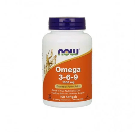 NOW Omega 3-6-9 1000mg 100 kapsula