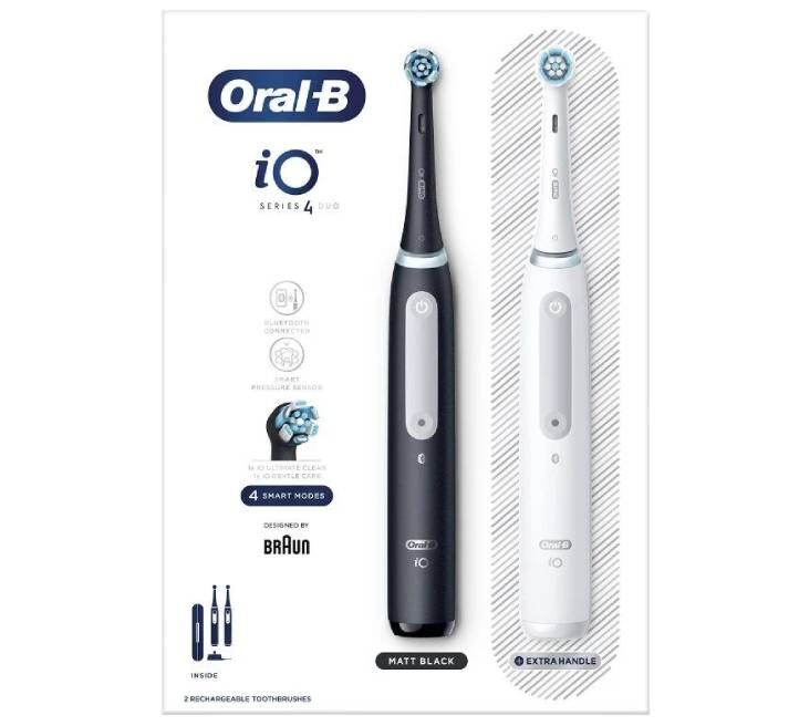 Oral B Električna četkica za zube IO4 - Bela/Crna