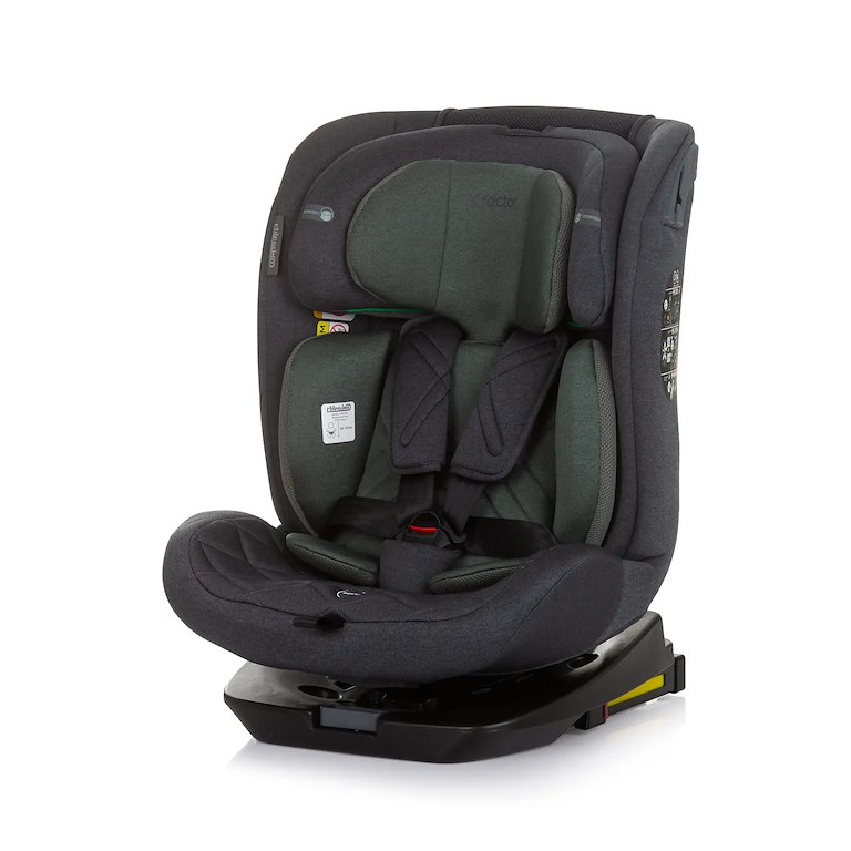 CHIPOLINO Auto sedište X Factor, 40-150cm, Isofix, Zeleno