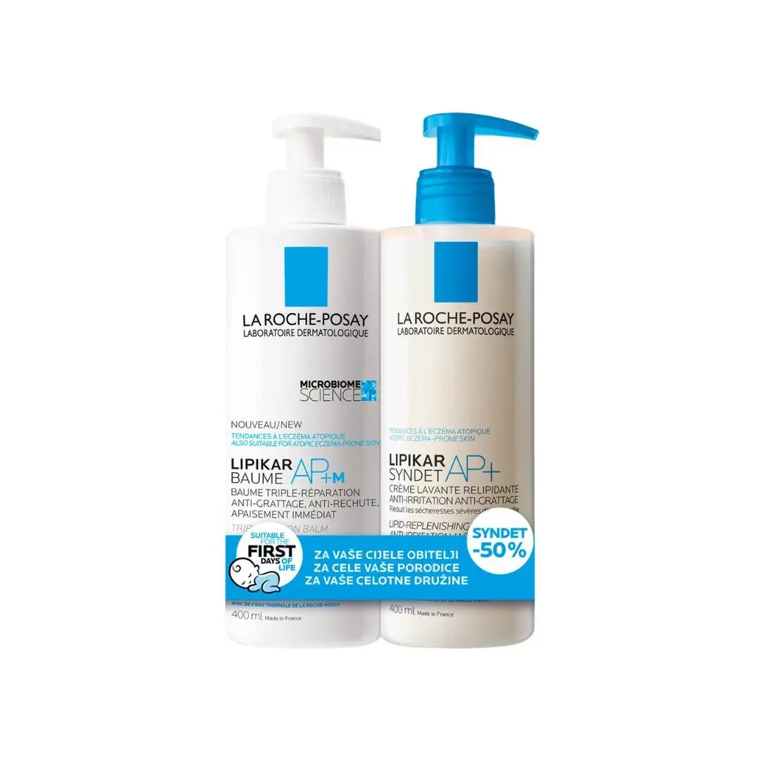 LA ROCHE-POSAY Balzam AP+M LRP Lipikar i Kupka Syndet AP+ Promo set