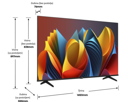 HISENSE 50'' 50E7NQ Smart 4K