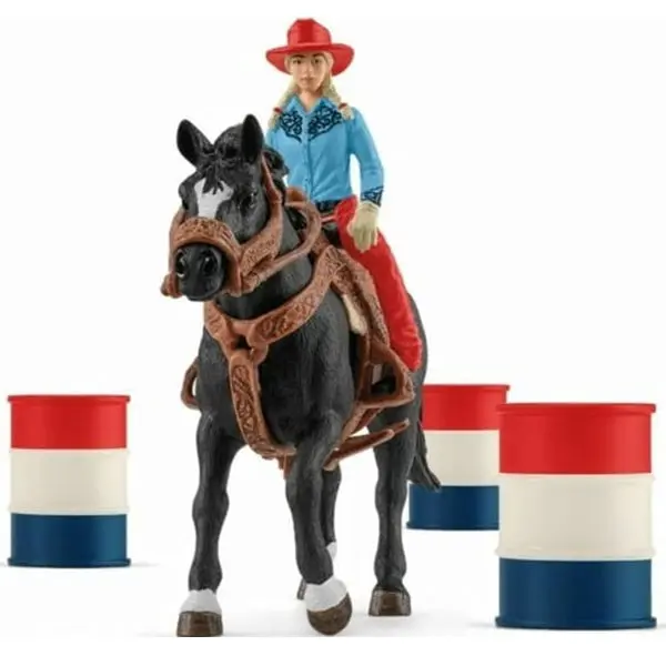 SCHLEICH Figura Kaubojka u trci sa preprekama