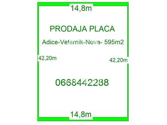 PRODAJA Plac: NOVI SAD-Novi Sad-Adice, 595m2,97850eur ID#6625