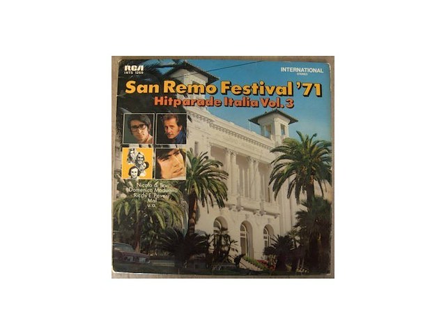 Various – San Remo Festival `71 - Hitparade Italia 3