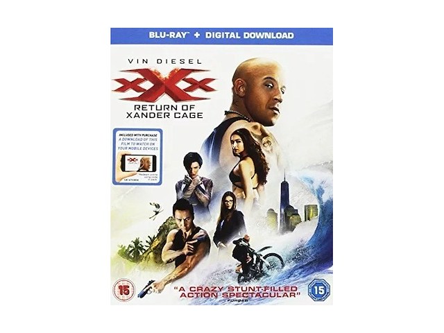 XXX - The Return Of Xander Cage Blu-ray