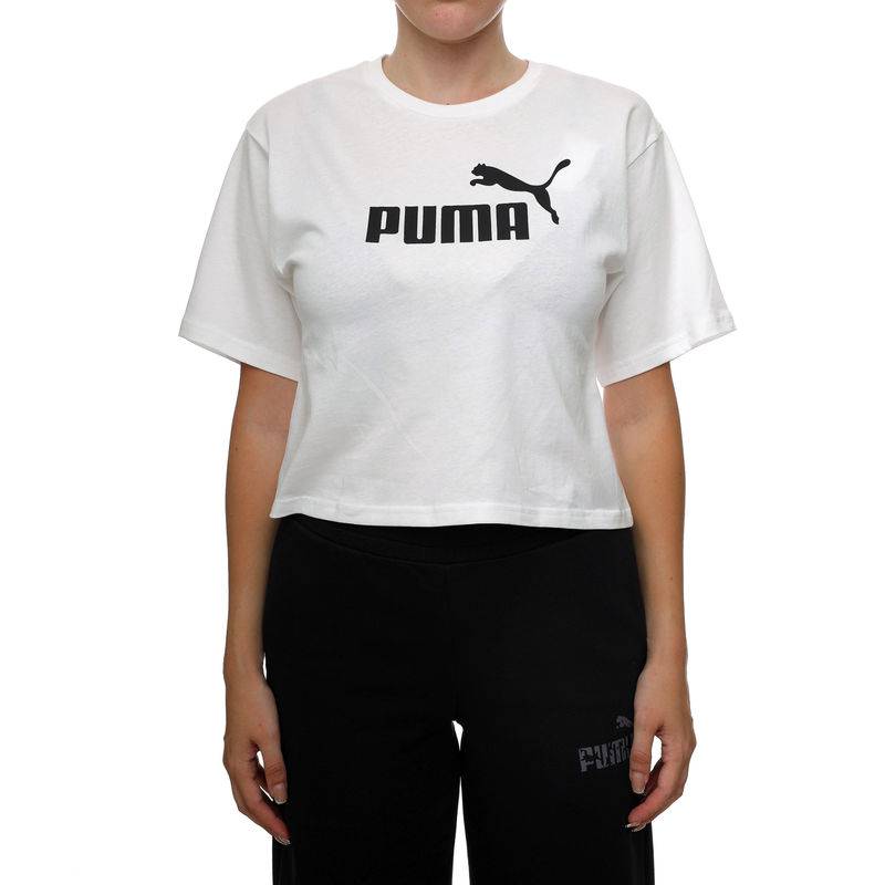 ŽENSKI MAJICA PUMA ESS CROPPED NO. 1 LOGO RELAXED TEE