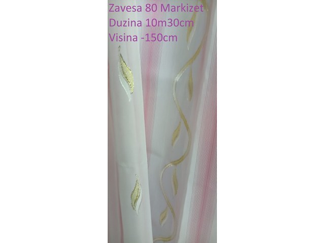 Zavesa 80 Markizet Duzina 10m30cm Visina -150cm