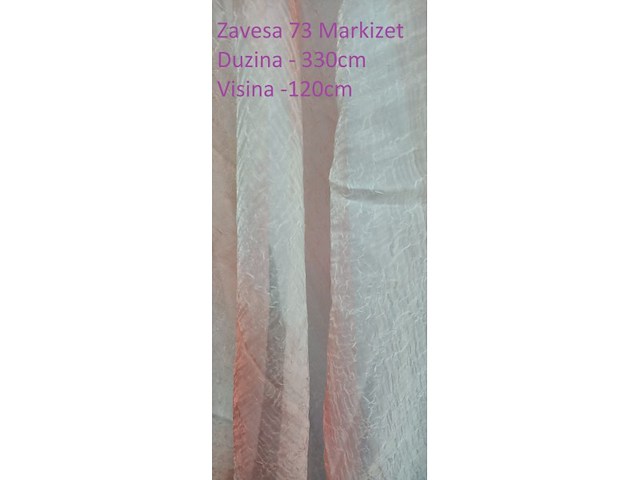 Zavesa 73 Markizet Duzina - 330cm Visina -120cm