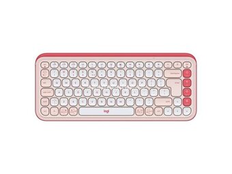 LOGITECH POP Icon Keys Roze Kompaktna bežična tastatura