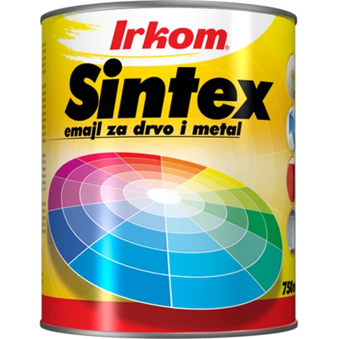 Uljana boja za drvo i metal SINTEX Sivi 0.75L Irkom