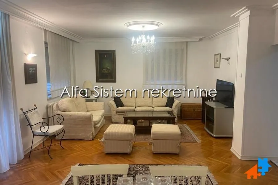 Izdavanje, četvorosoban stan, 110m2, Dedinje, Beograd