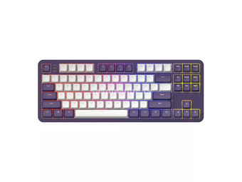 Dark Project ALU87A Violet/White - Mechanical Gaming Keyboard (ANSI)