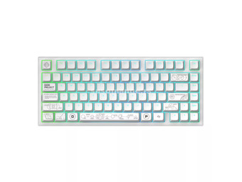 Dark Project ALU Terra Nova White - Wireless Gaming Keyboard (ANSI)