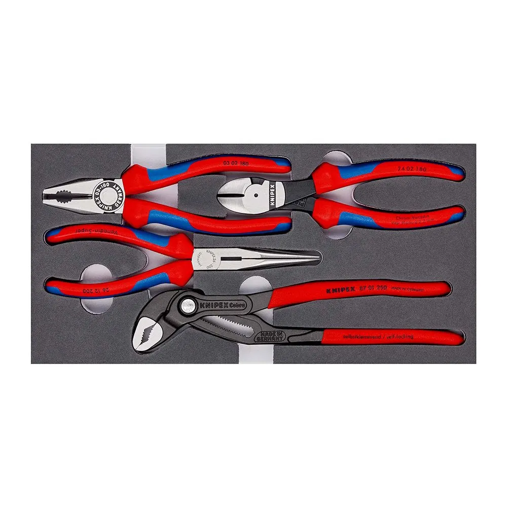 KNIPEX Set klešta Basic 4/1 u penastom ulošku – 00 20 01 V15