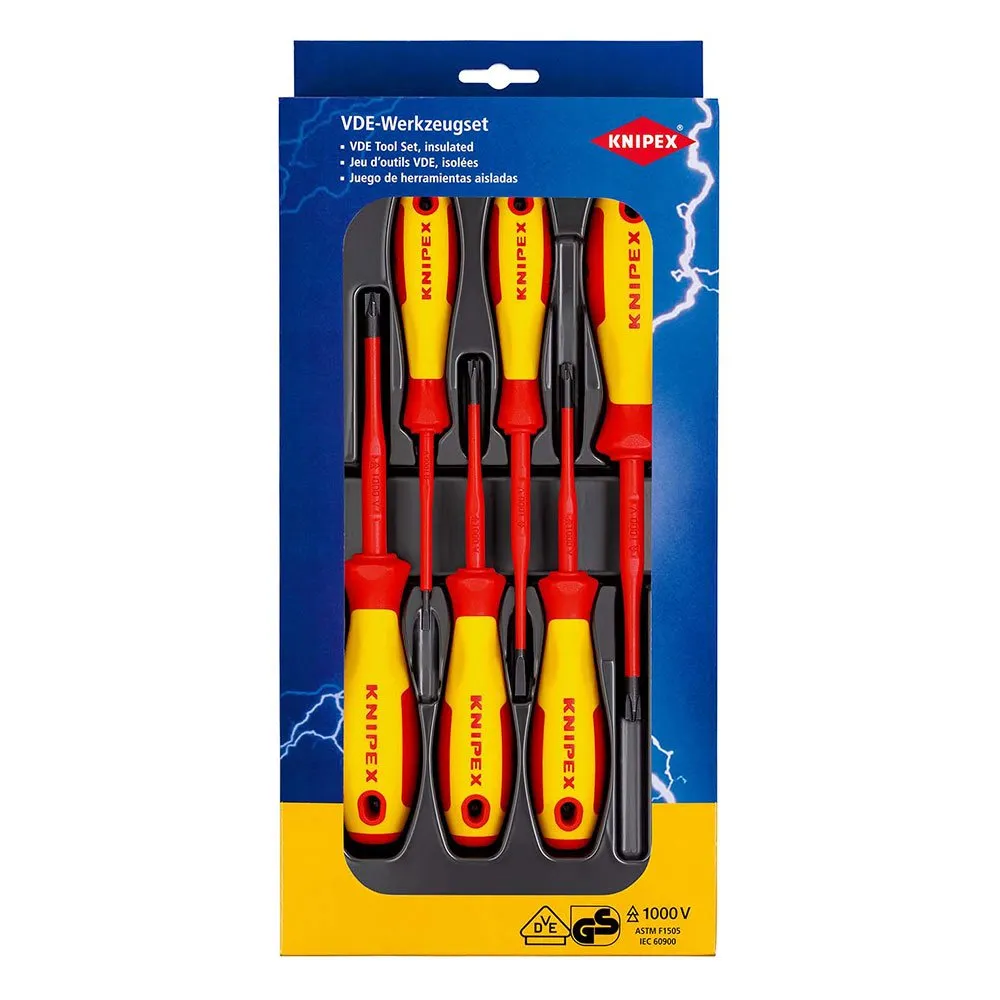 KNIPEX Set izolovanih odvijača 1000V VDE 6/1 – 00 20 12 V05