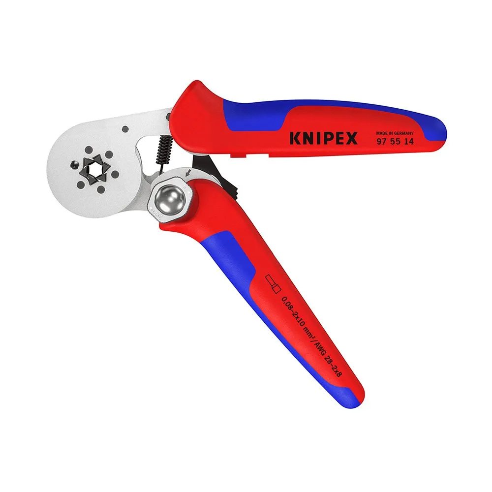 KNIPEX Samopodešavajuća krimp klešta za hilzne 0.08-10mm² blister pakovanje – 97 55 14 SB